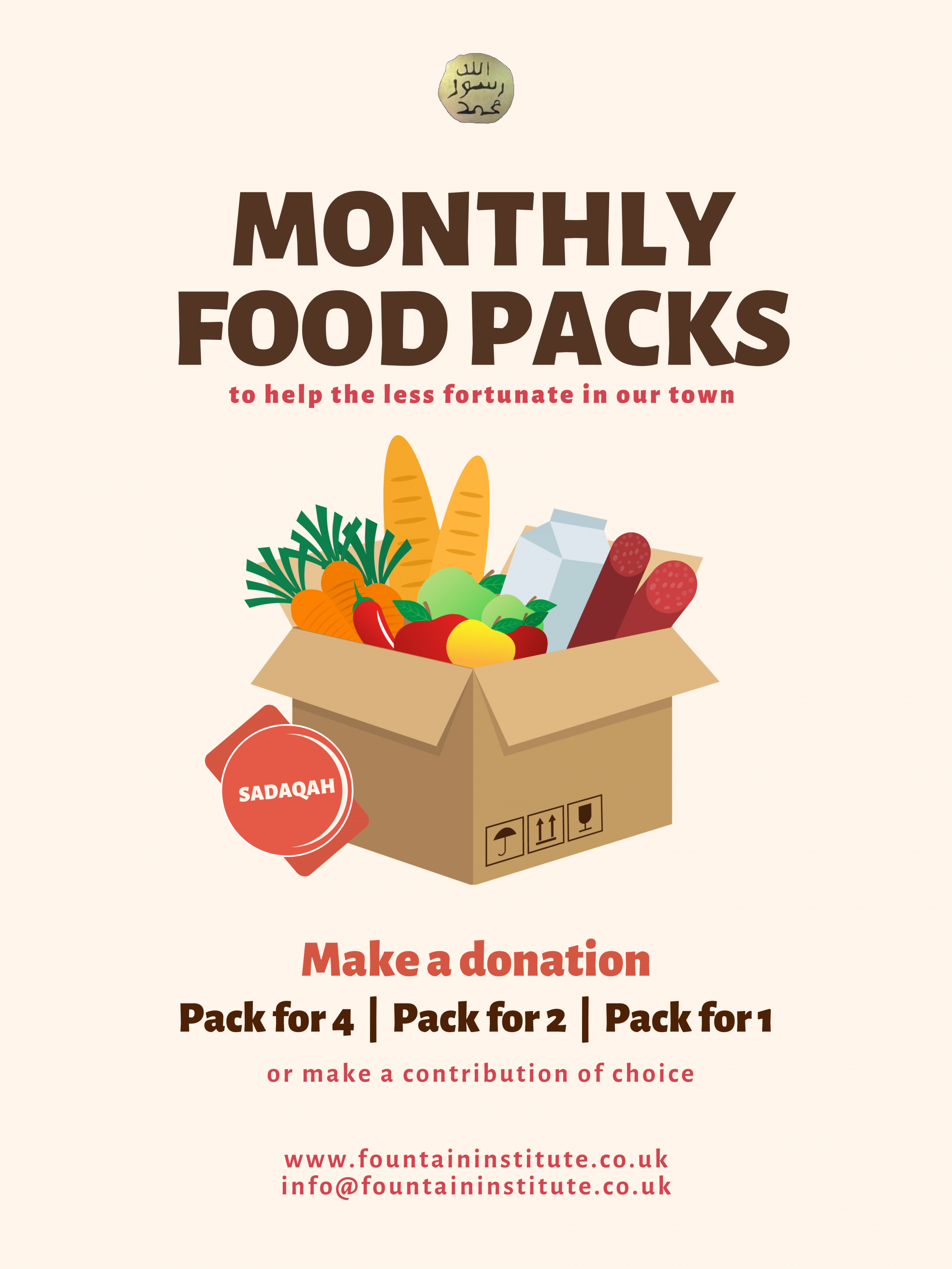 Monthly food packs